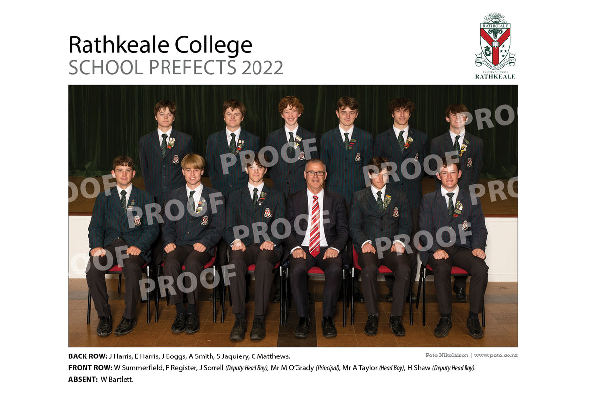 School Prefects - Rathkeale College 2022 – PeteNikolaison