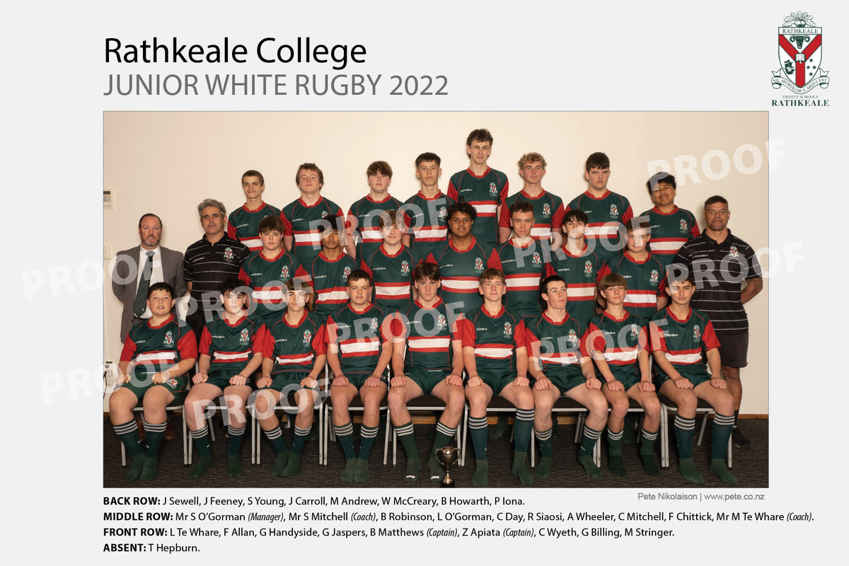 Rugby Junior white - Rathkeale College 2022 – PeteNikolaison