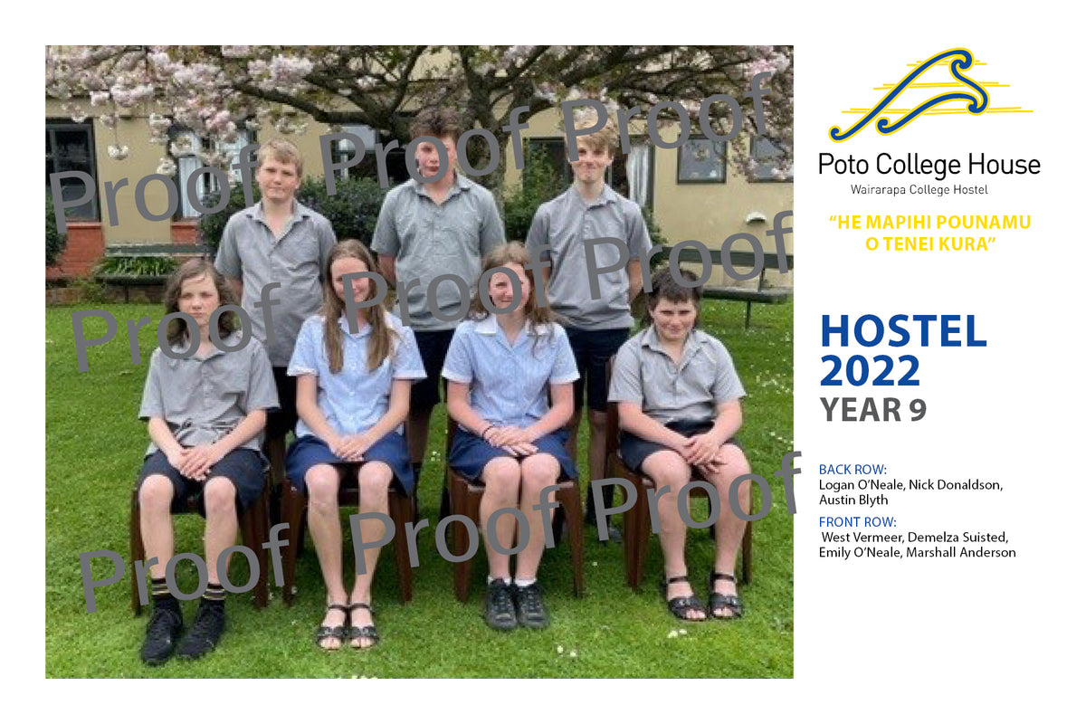 Year 9 Poto College House - 2022 – PeteNikolaison